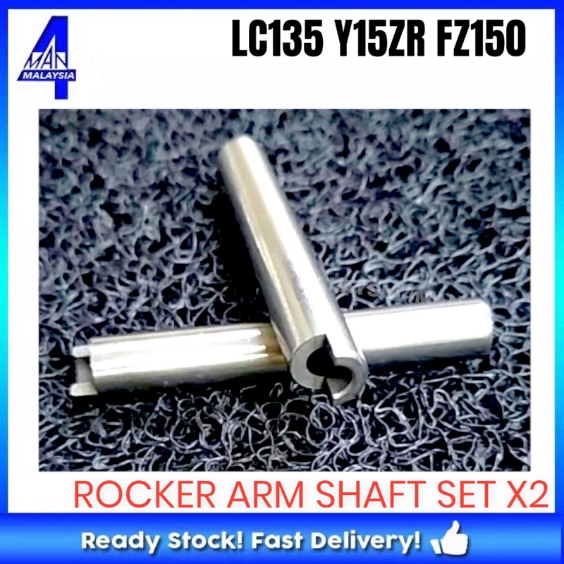 YAHAHA LC135 135LC Y15 Y15ZR FZ150 ROCKER ARM SHAFT SET X2 SHAFT ROCKER ...