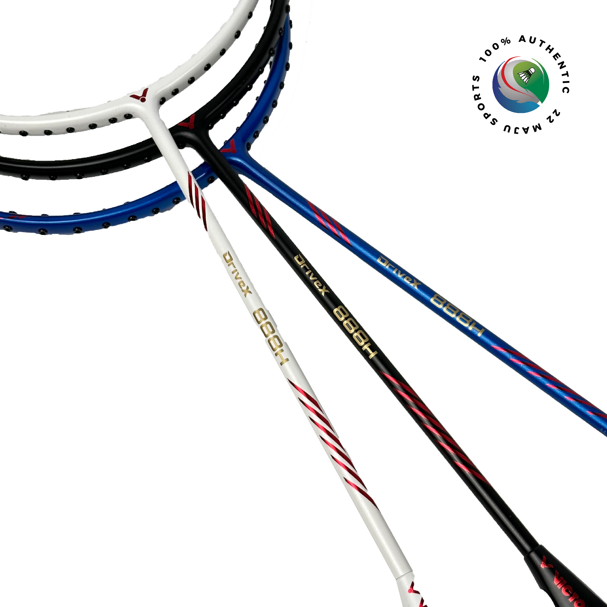 VICTOR DRIVE X 888H ( FOC STRING + STRINGING + GRIP ) 4U BADMINTON ...