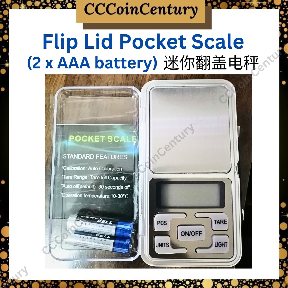 【READY STOCK KL】Flip Lid Pocket Scales For Jewelery / Kitchen Scale ...