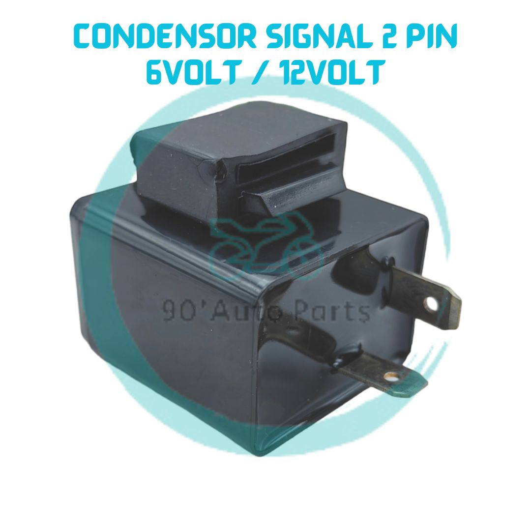 CONDENSOR SIGNAL 2 PIN 6VOLT 12VOLT RELAY SIGNAL FLASHER RELAY MOTOR ...