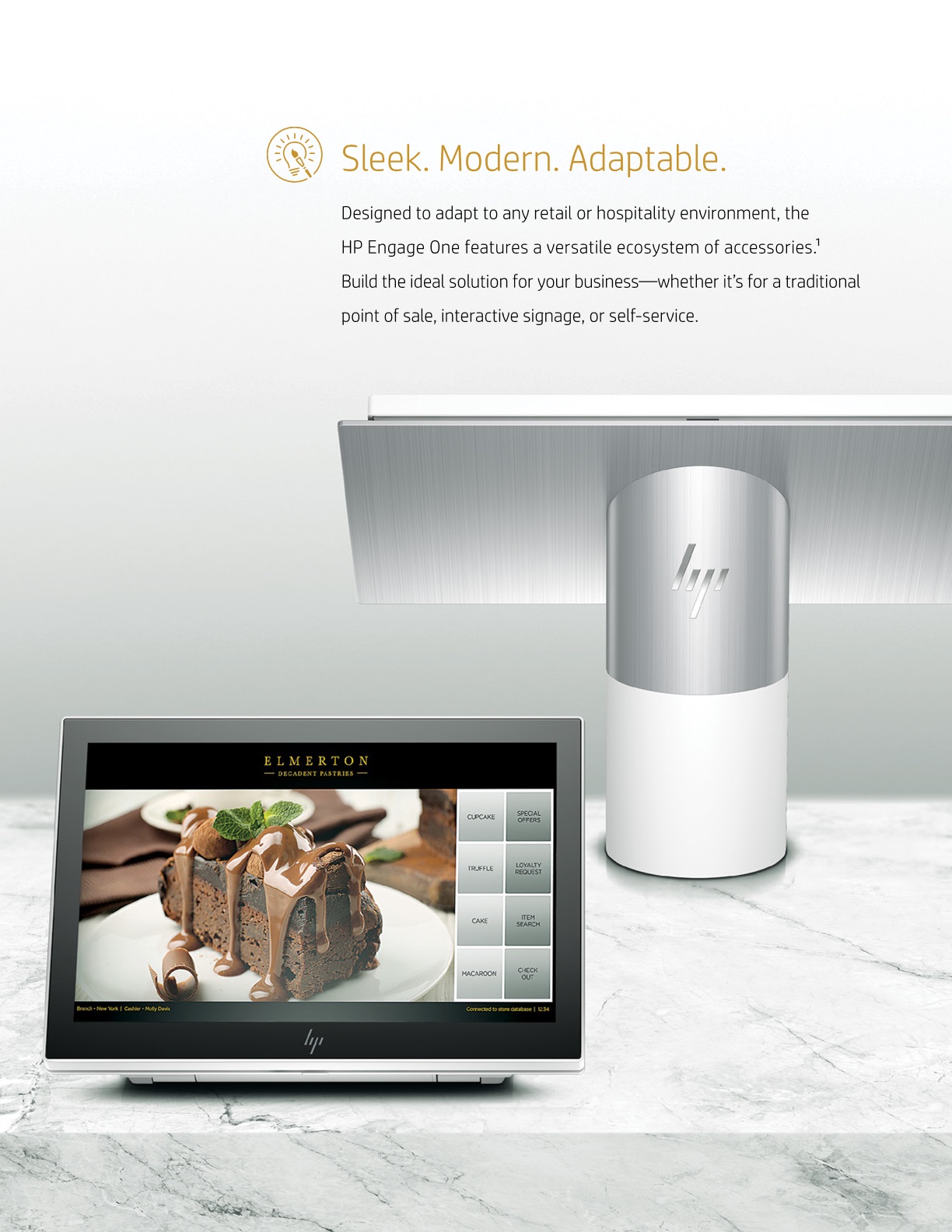 HP Engage One 14 Touch AIO 145 i5-7300u 16GB+256GB POS TERMINAL ...