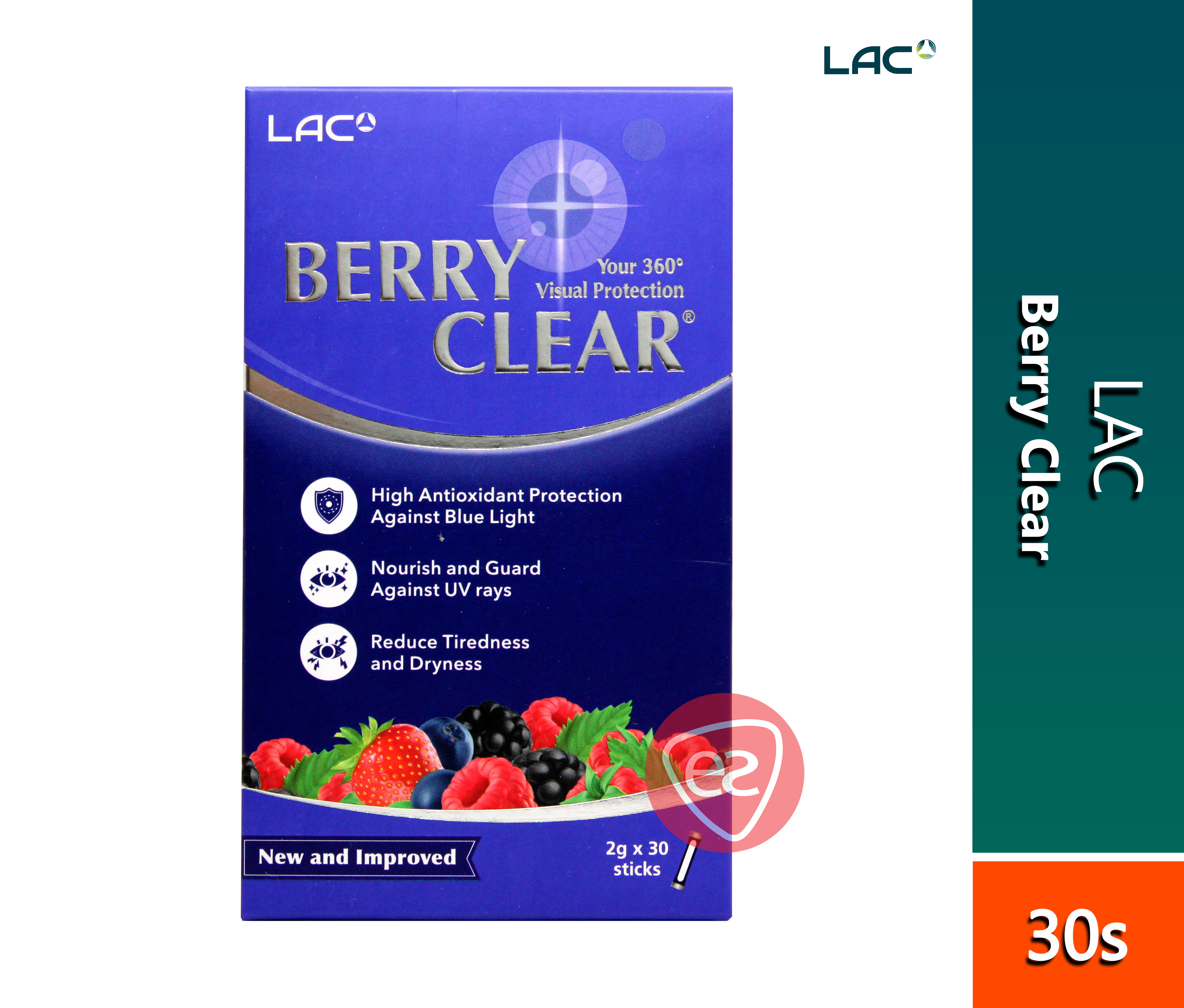 LAC BERRY CLEAR 2G POWDER 30 STICKS | Shopee Malaysia