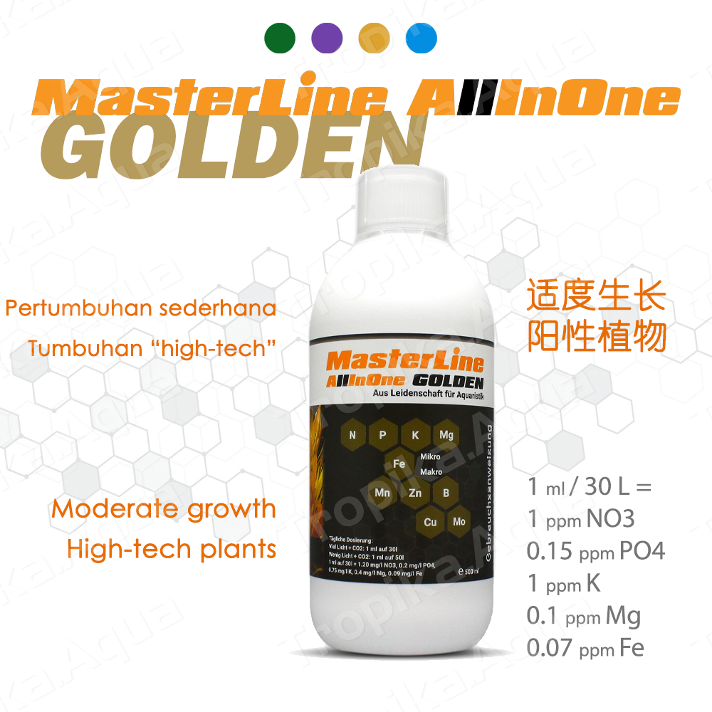 MasterLine All in one Fertilizer - boost soil golden red carbon carbo ...