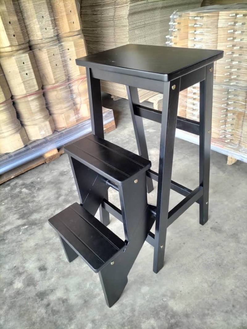 Higher 77cm Height Self fixed Solid and steady Step Chair Kitchen ...
