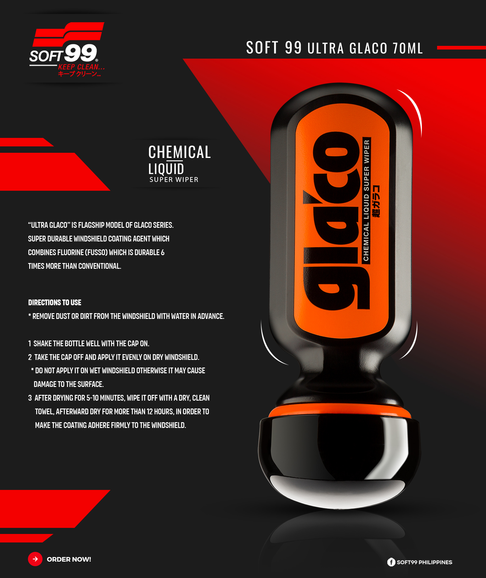 ( Free Gift ) SOFT 99 / SOFT99 Ultra Glaco - 70ml | Shopee Malaysia
