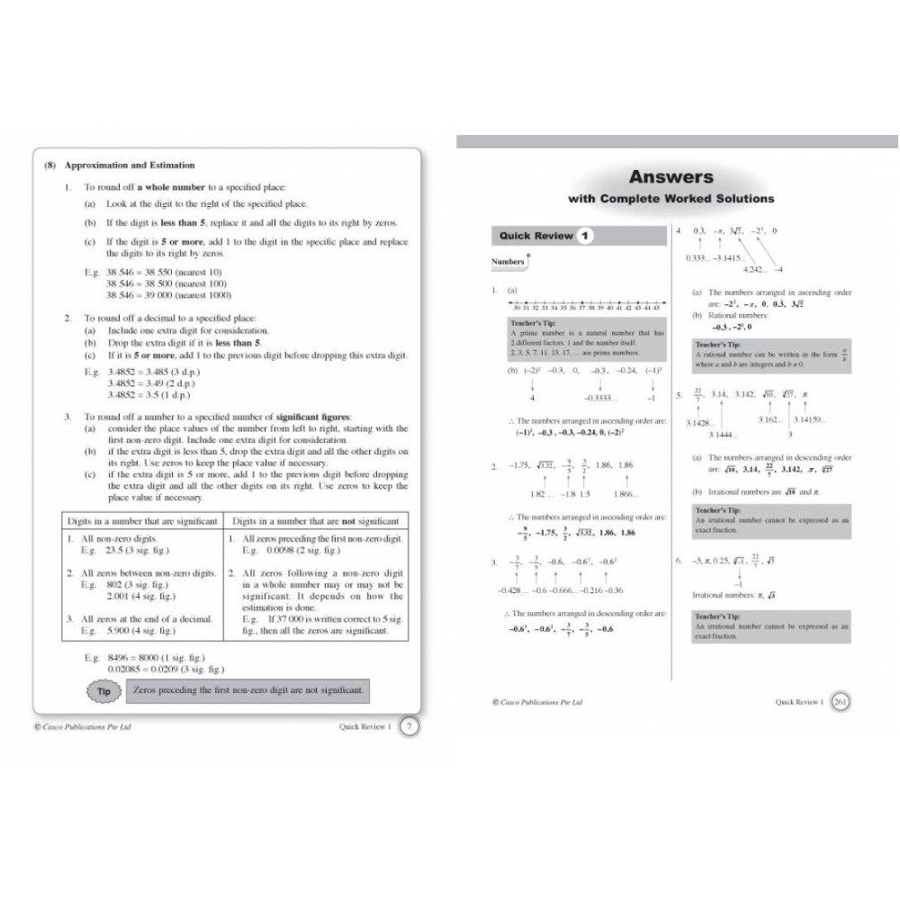 CASCO Secondary Mathematics Tutor 4B Vol. 1 / Vol. 2 Revised Edition ...