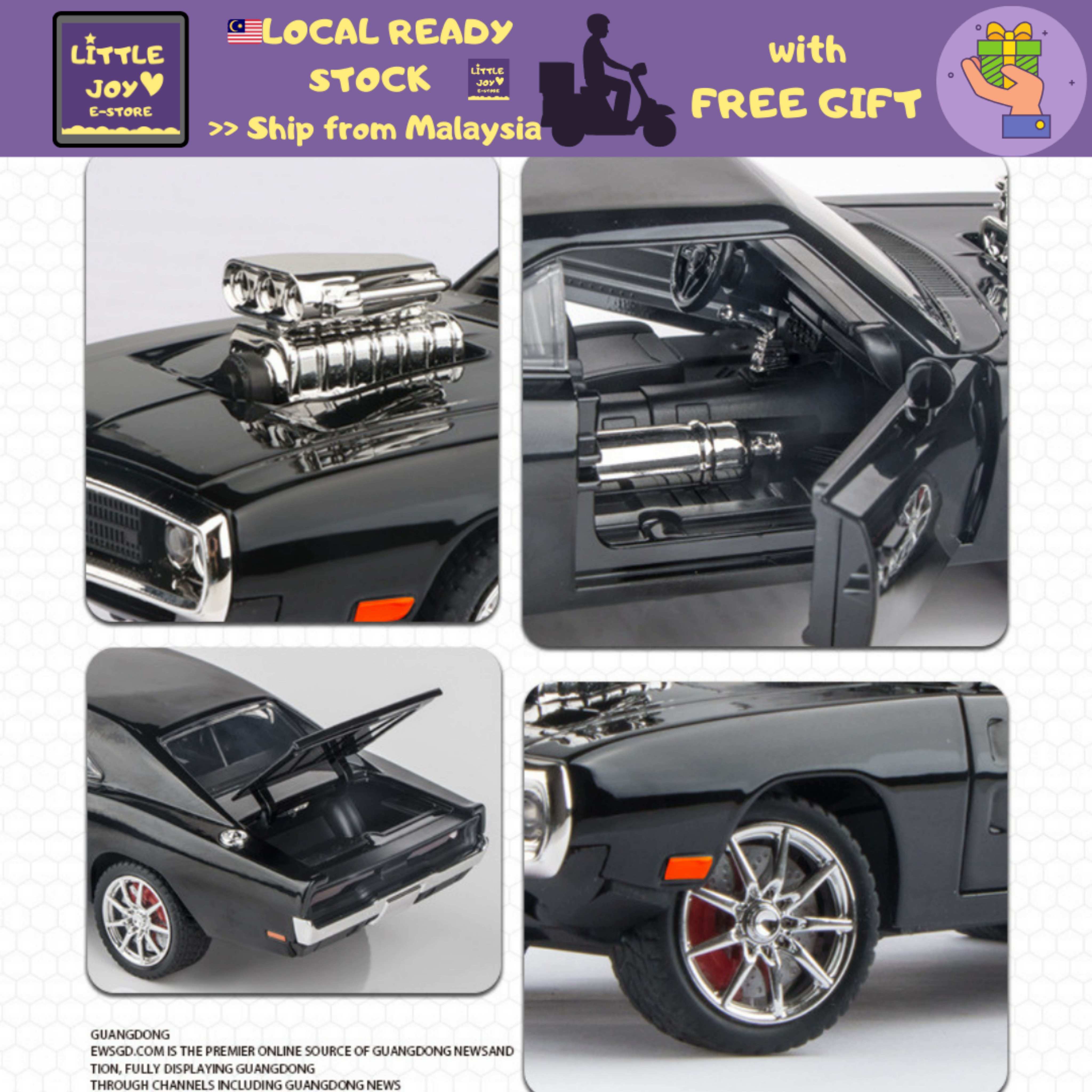 🇲🇾LJS1 Dodge Charger Challenger SRT Hellcat 1:32 Muscle Sports Car ...