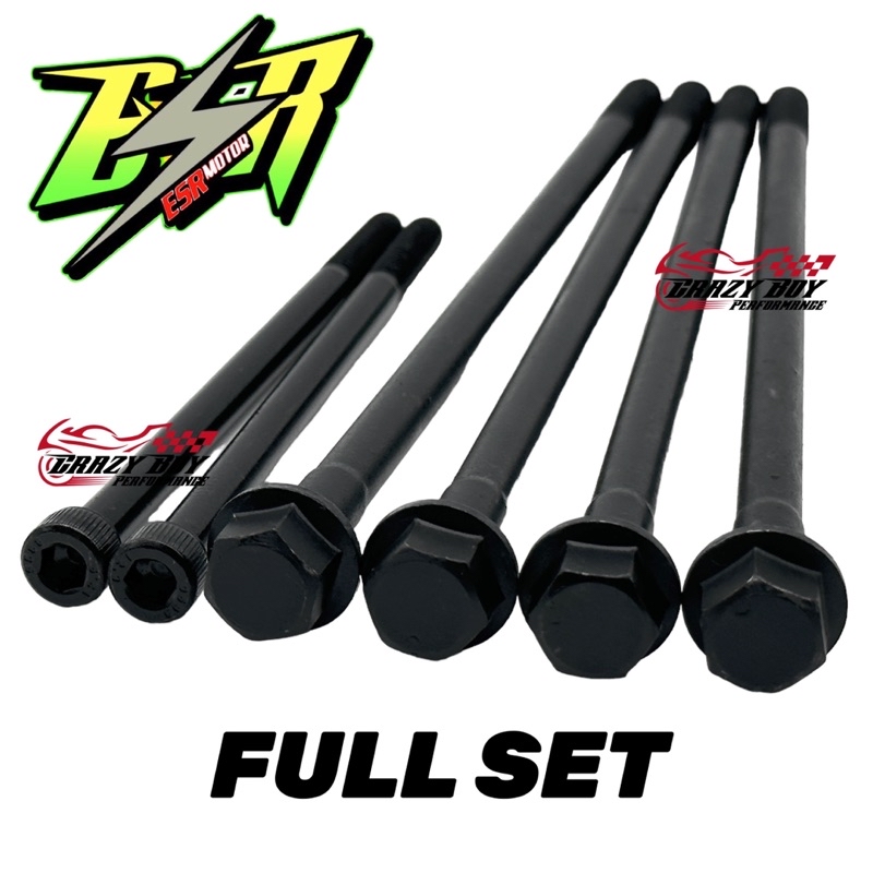 STUD HEAD ESR MOTOR Y15ZR LC135 JETROD 175MM 180MM 185MM 190MM JET ROD ...