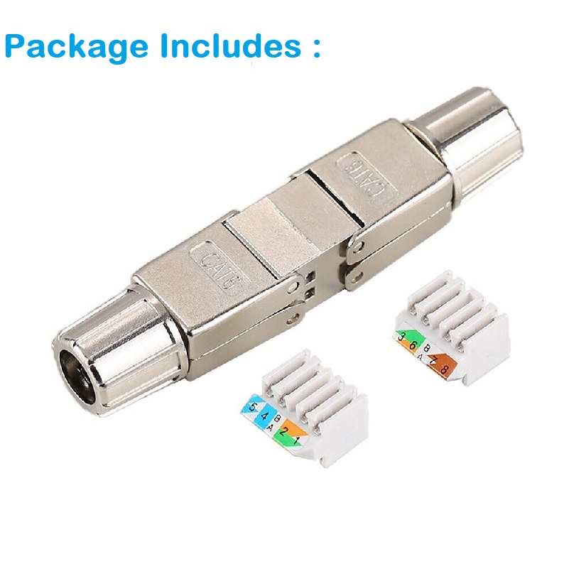 Cat6a Cat7 Cable Extender Junction Adapter Connector Box RJ45 Lan Cable ...
