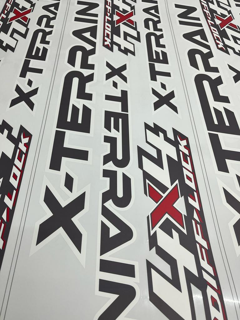 ISUZU DMAX Car Sticker Body Side Front Rear Decal - DMAX 01 X-Terrain X ...