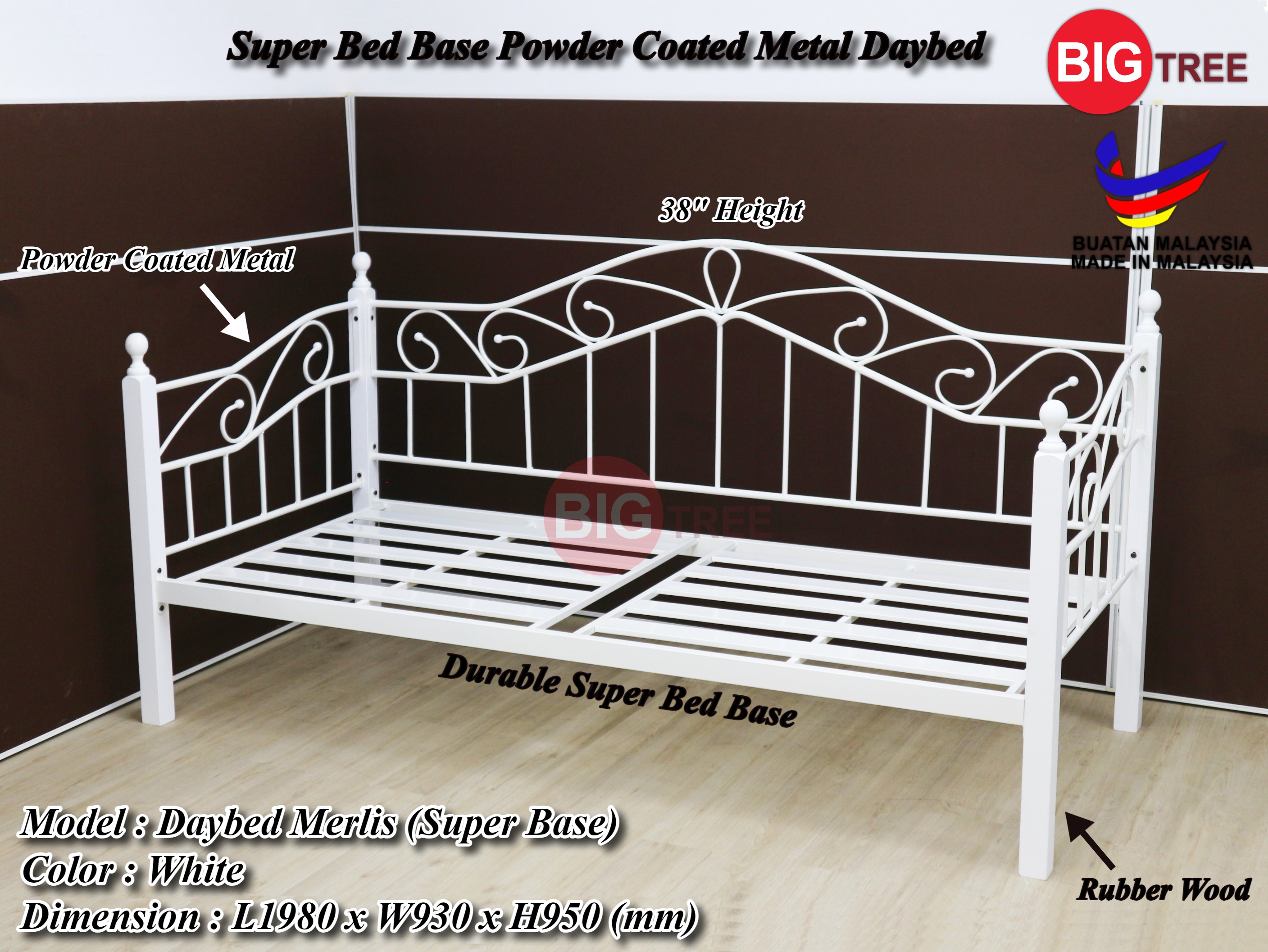 Big Tree Super Bed Base Metal Daybed / Wooden Post Daybed / Super Bed ...