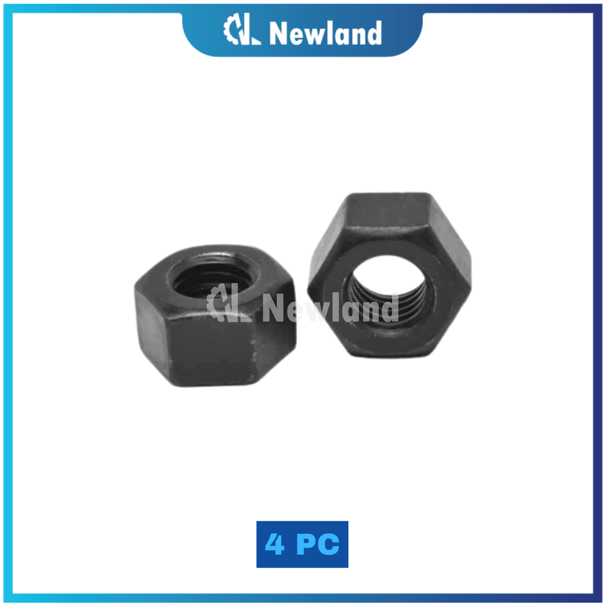 Newland Agriculture M10 Bolt and Nut - Grade 8.8 Hex Long Bolt Partial ...