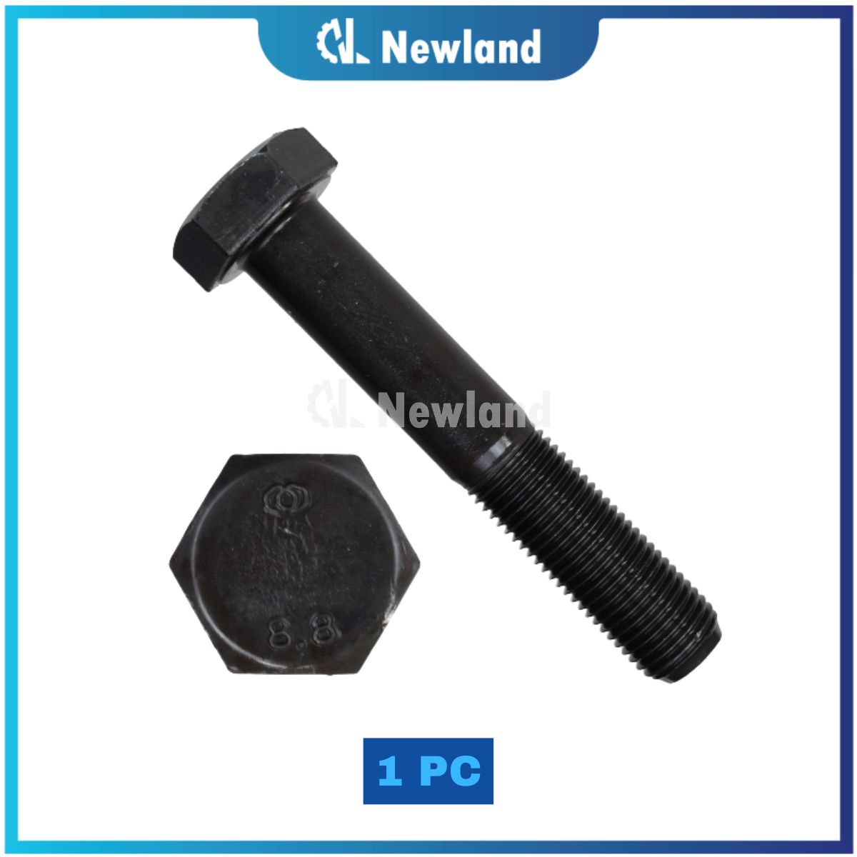 Newland Agriculture M20 Bolt and Nut - Grade 8.8 Hex Long Bolt Partial ...