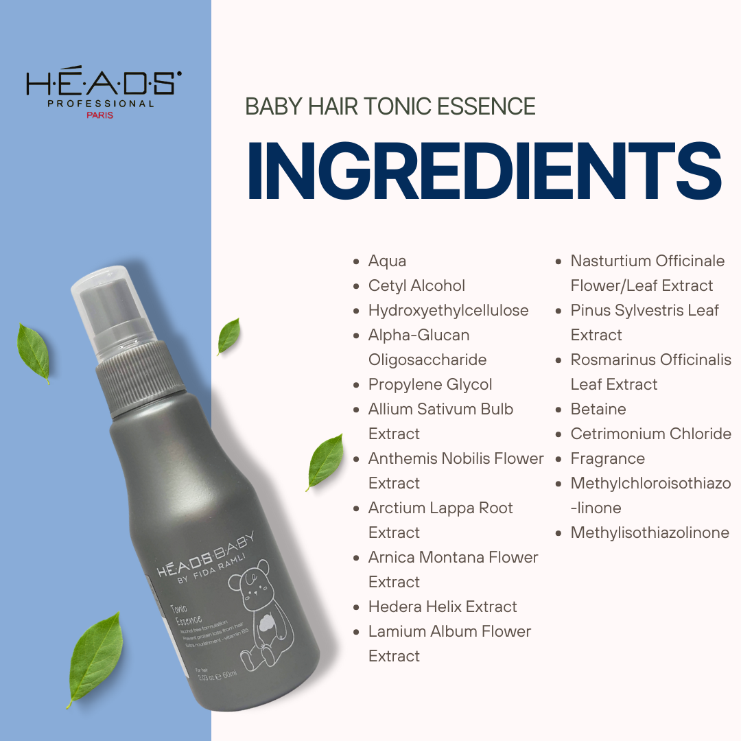 HEADS Baby Hair Tonic Essence for Anti Hair Loss Dandruff Oily Scalp ...