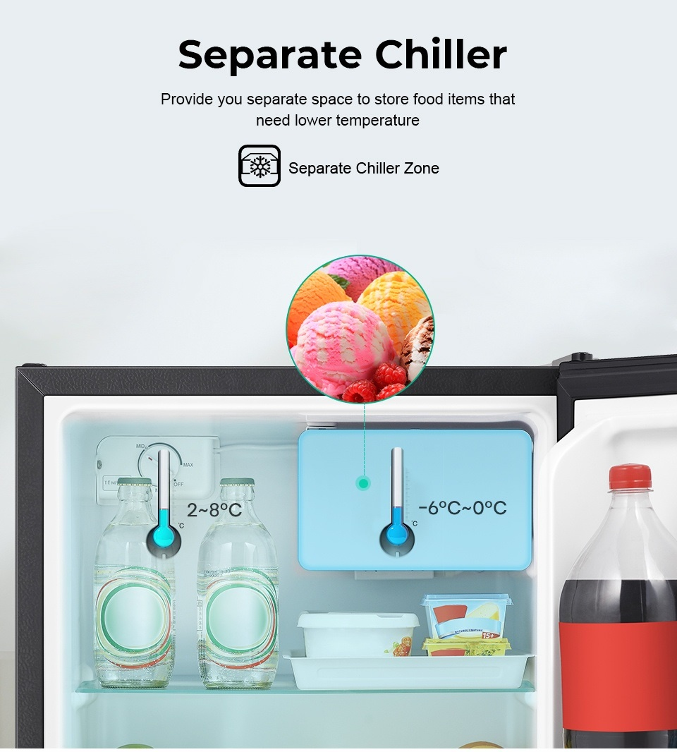 Hisense Fridge 60L Mini Refrigerator Single Door Mini Fridge Peti Sejuk ...