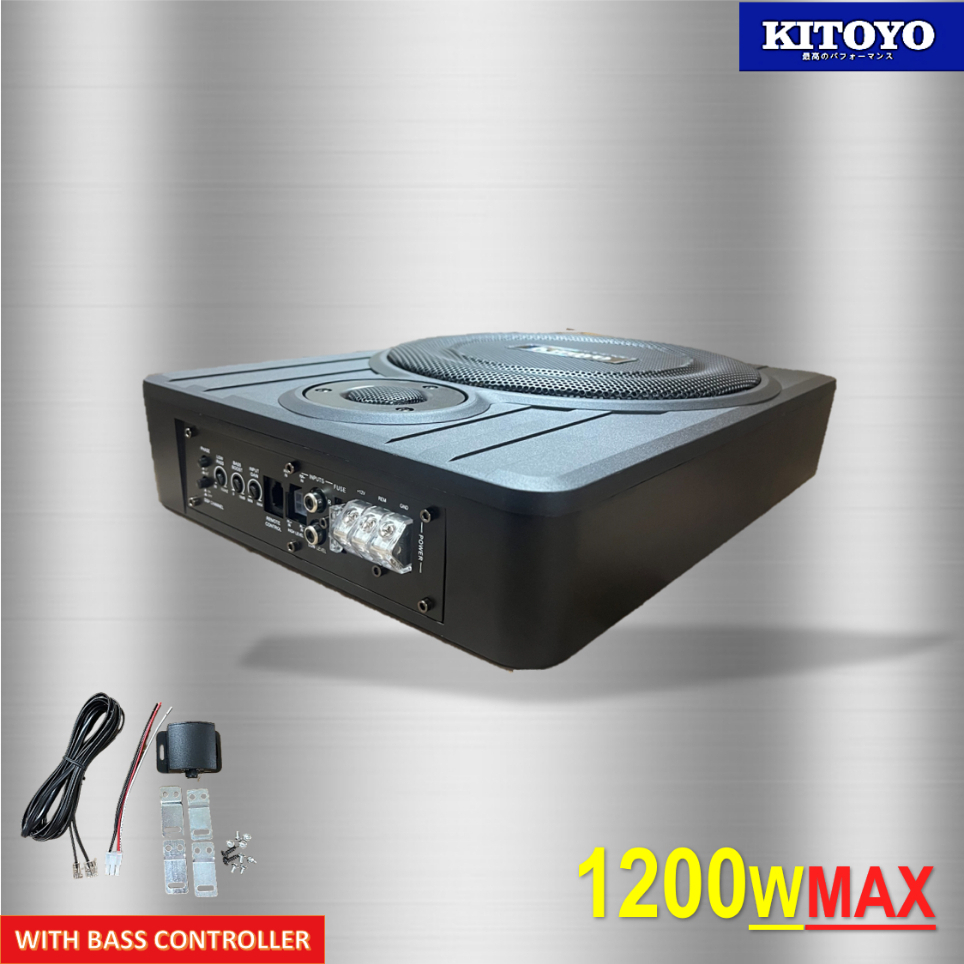 Underseat Subwoofer 11.8'' Kitoyo Car Underseat Active Subwoofer Super ...