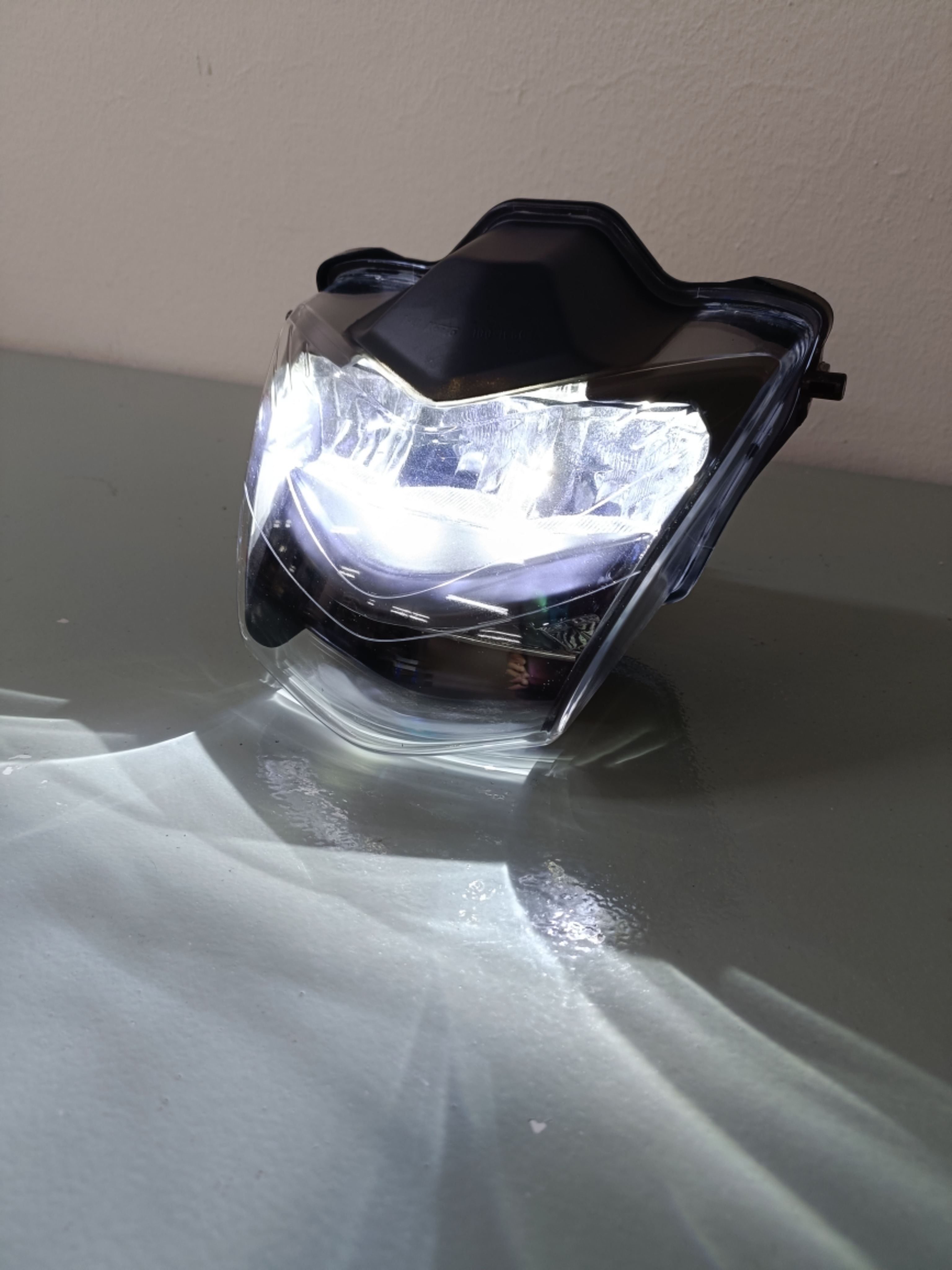 HONDA WAVE 125 WAVE125 125R JENDUL HEAD LAMP LED CUSTOM ZHIPAT LAMPU ...