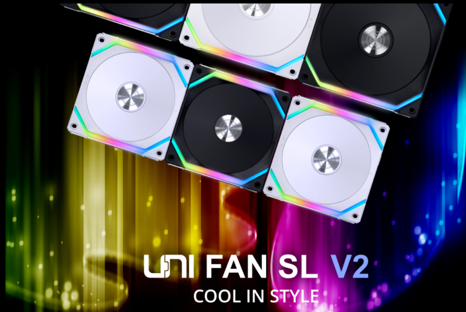 LIAN LI UNI FAN SL SL V2 SLV2 UNIFAN ARGB FAN ( BLACK / WHITE ...