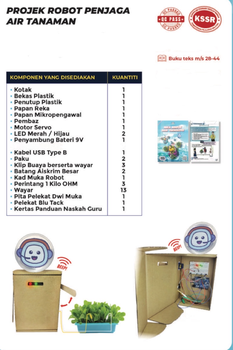Projek Robot Penjaga Tanaman RBT Tahun 6 - STEM - KSSR - Reka Bentuk ...