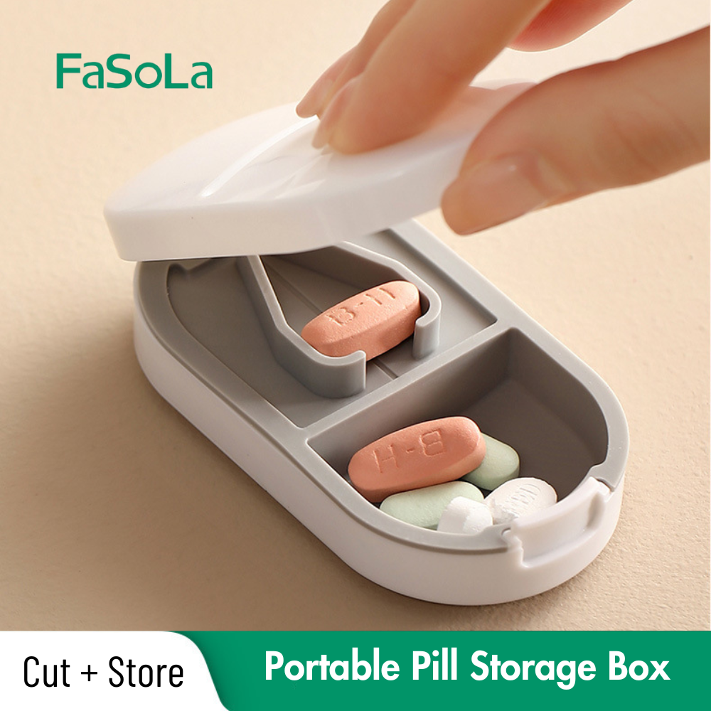 FaSoLa Portable Medicine Pill Cutter Pill Splitter Tablet Cutter ...