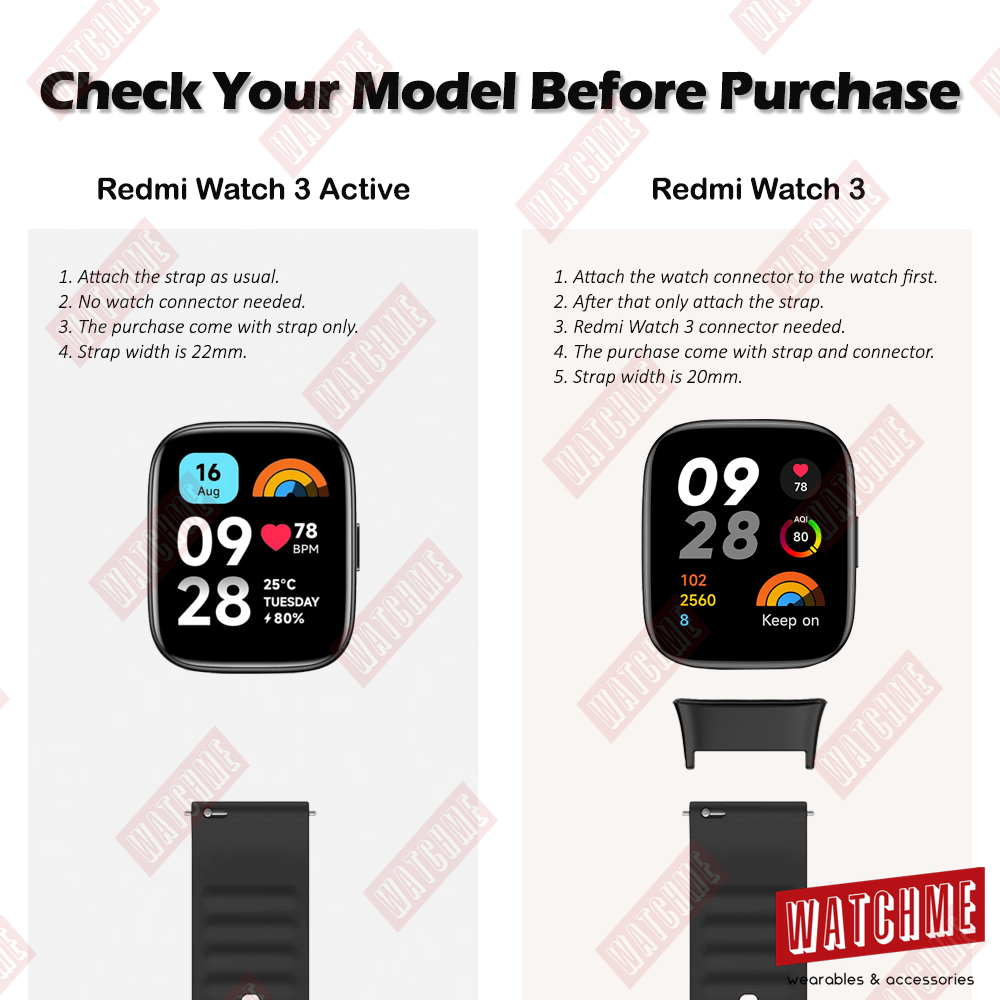 Xiaomi Redmi Watch 3 Active, Redmi Watch 3 Strap, Porous Series 22mm ...