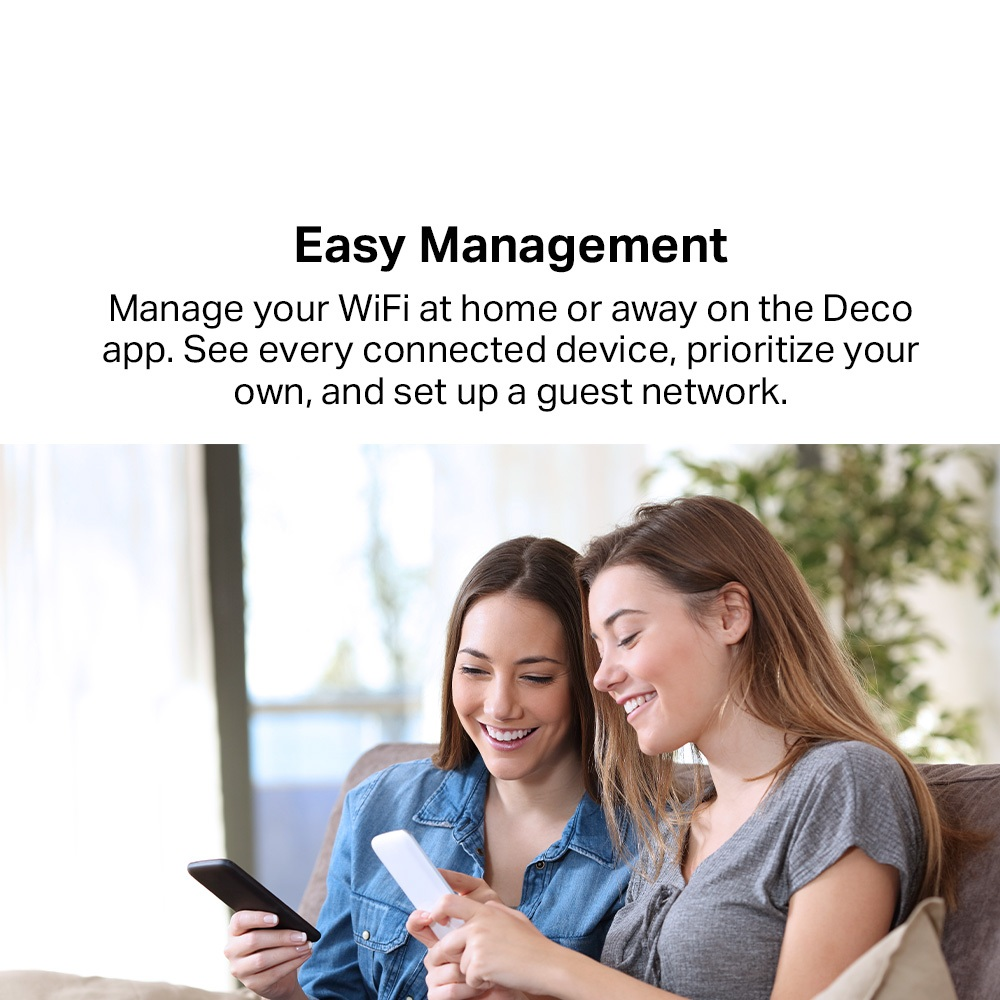 TP-Link AX1500 Whole Home AI-Driven WiFi 6 Mesh Router Deco X10 (1 / 2 ...