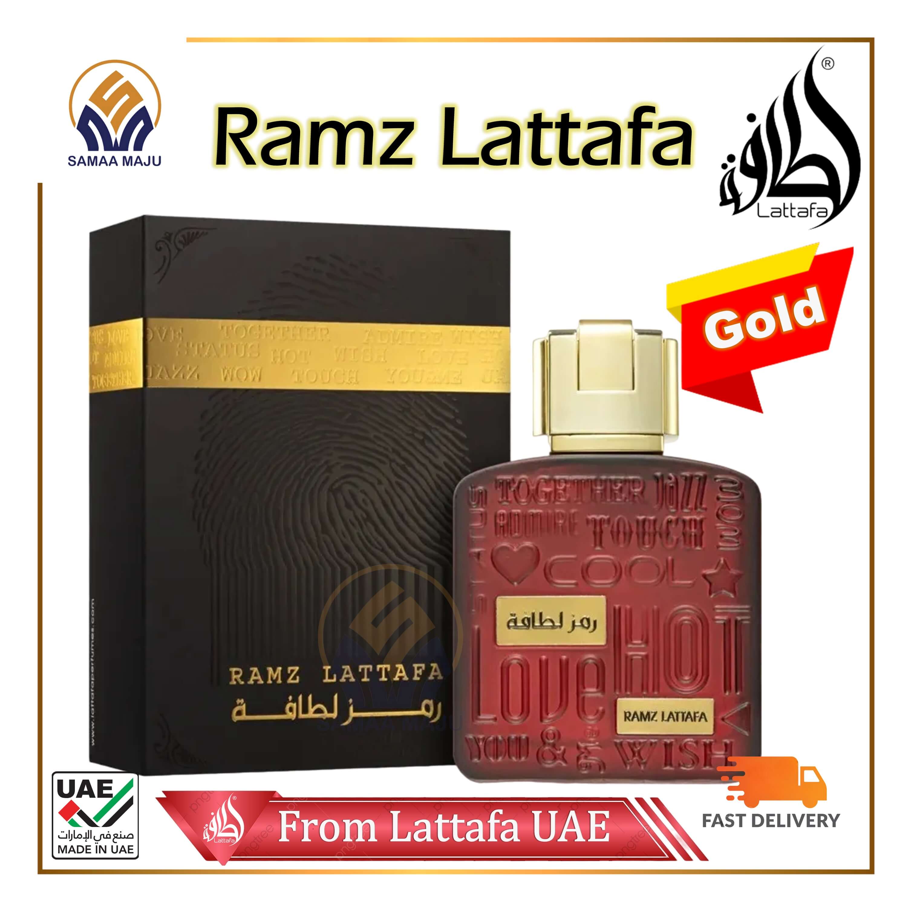 Ramz lattafa silver & Gold 100 ml perfume EDP from Dubai Lattafa ...