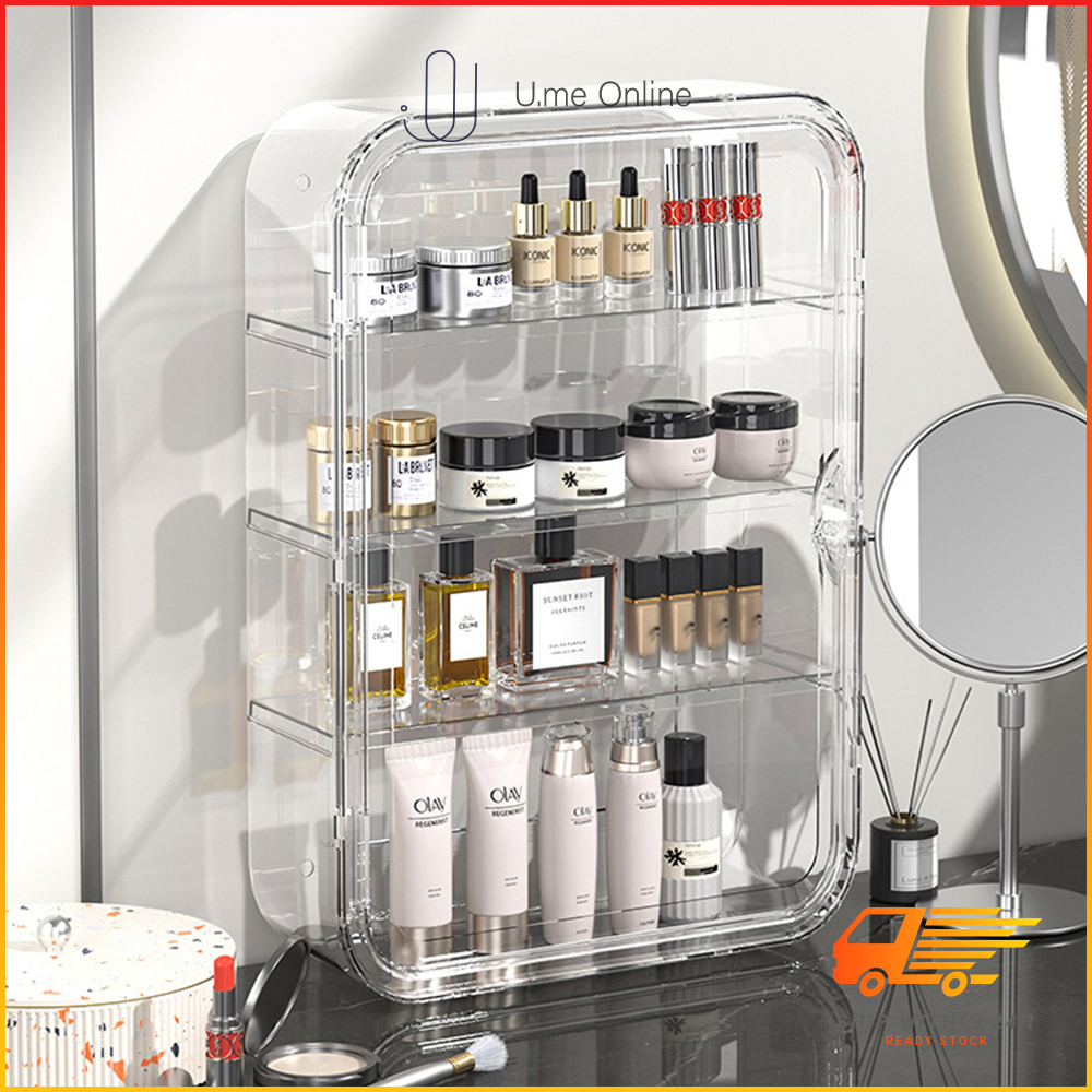 U.me Dustproof Storage Box Toy Figure Display Cabinet Collectible Dolls ...