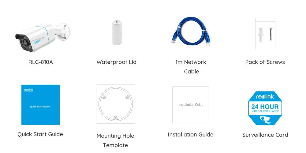 Reolink RLC-810A-4.0mm P330-2.8mm P330 4K HD Person/Vehicle Detection ...