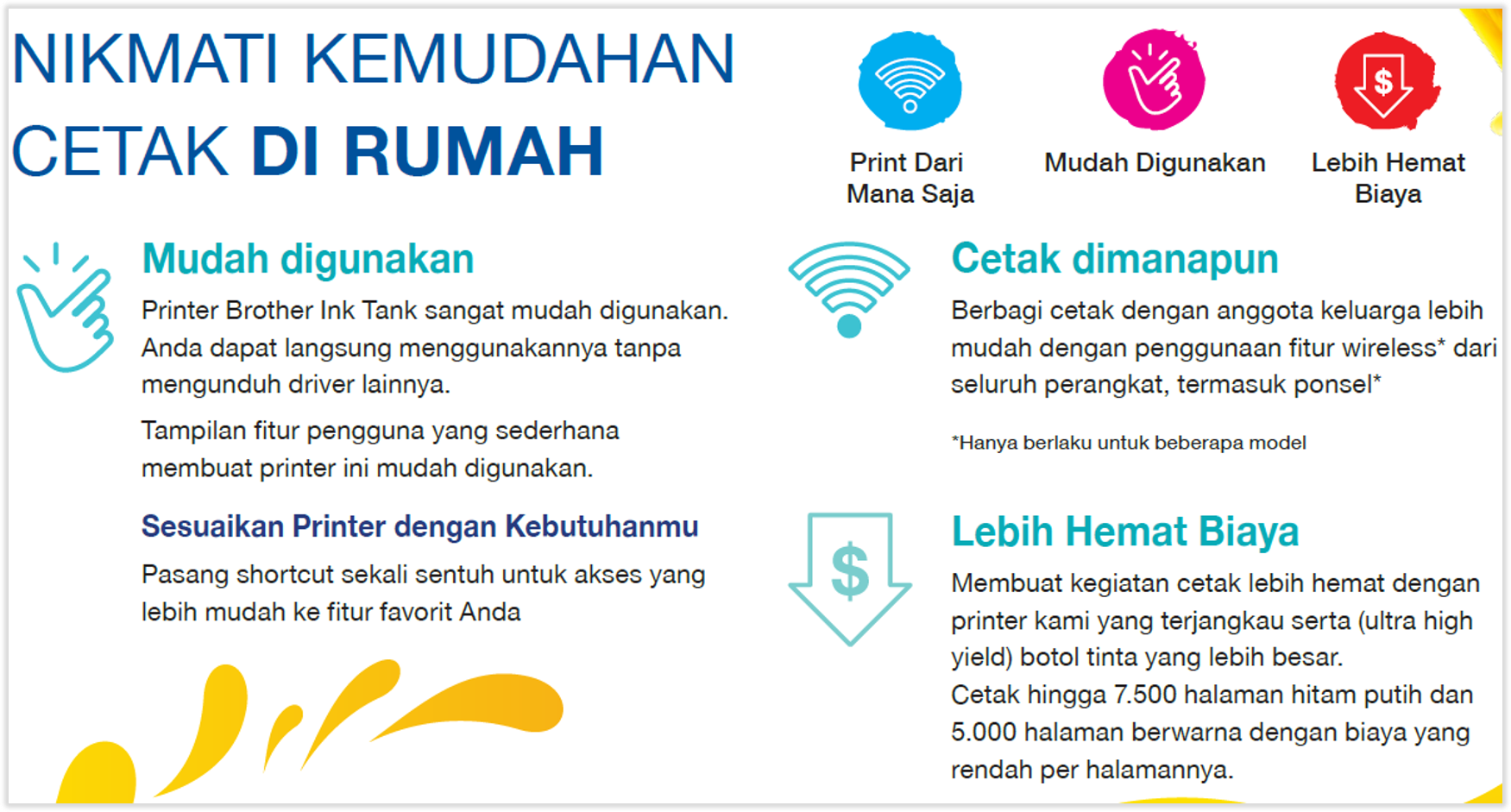 Brother Color Inkjet Ink Tank Printer A4 3in1 Wireless DCP-T420W | MAC ...