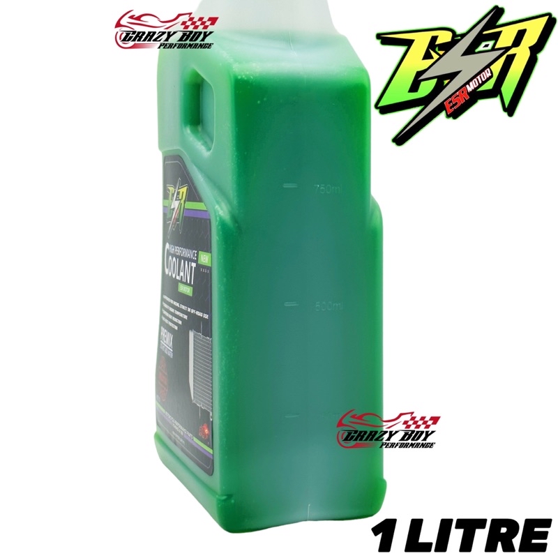 ESR COOLANT 100% ORIGINAL HIGH PERFORMANCE COOLANT PREMIX 1L 1 LITRE ...