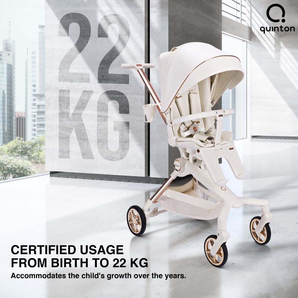 Quinton Citi Premium Stroller | 360 Rotation | Canopy with Magnetic ...