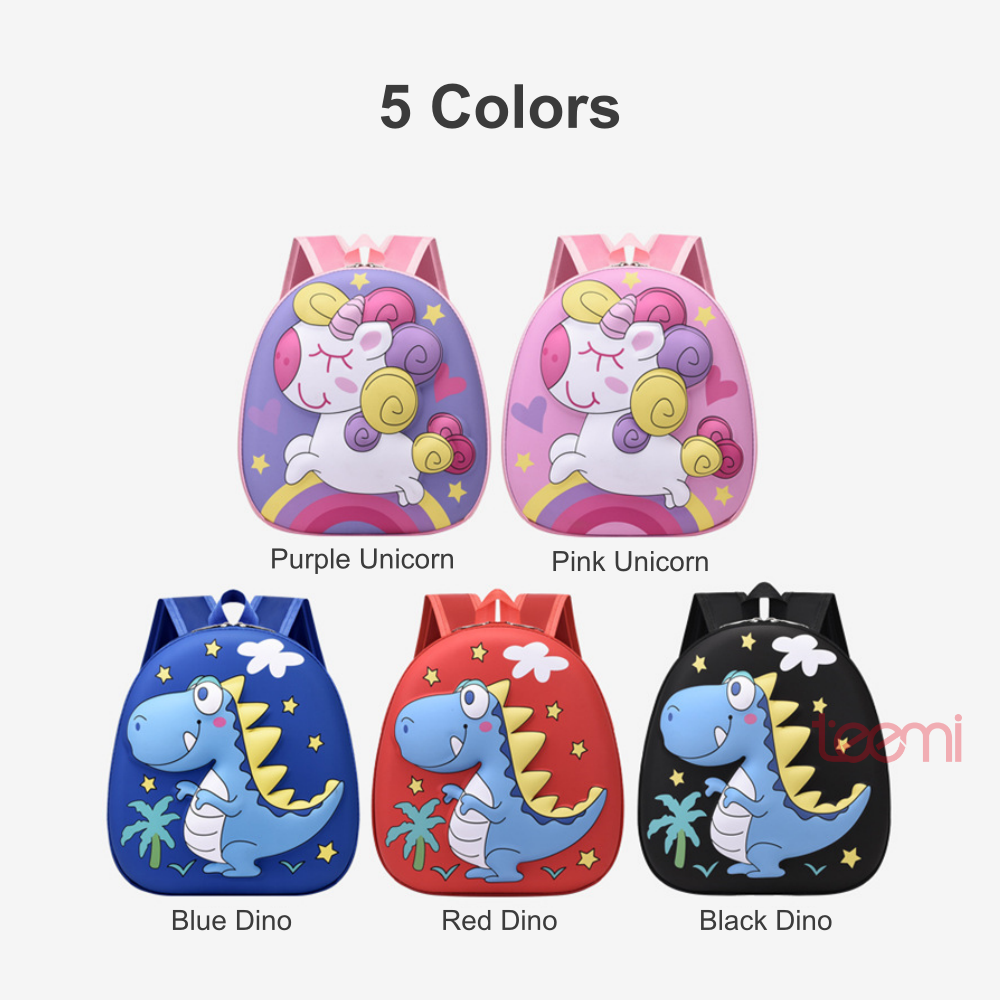 TEEMI 29cm Beg Sekolah Tadika Kids Hardcase Egg Shell School Bag ...
