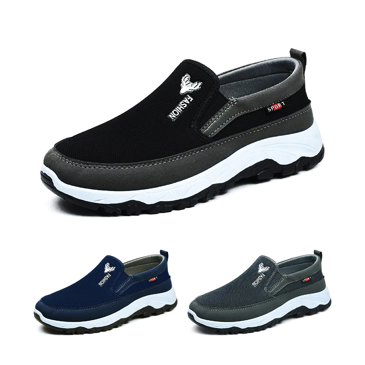 Vissy Lelaki Men Male Sneaker Kasut Shoe 5001-KL – 3 Colors | Shopee ...