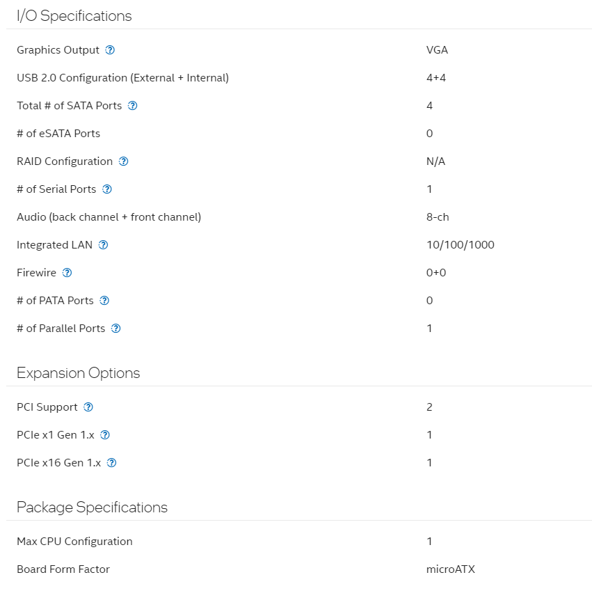 INTEL DG41WV Socket 775 Motherboard (TESTED ) (RECOND) | Shopee Malaysia