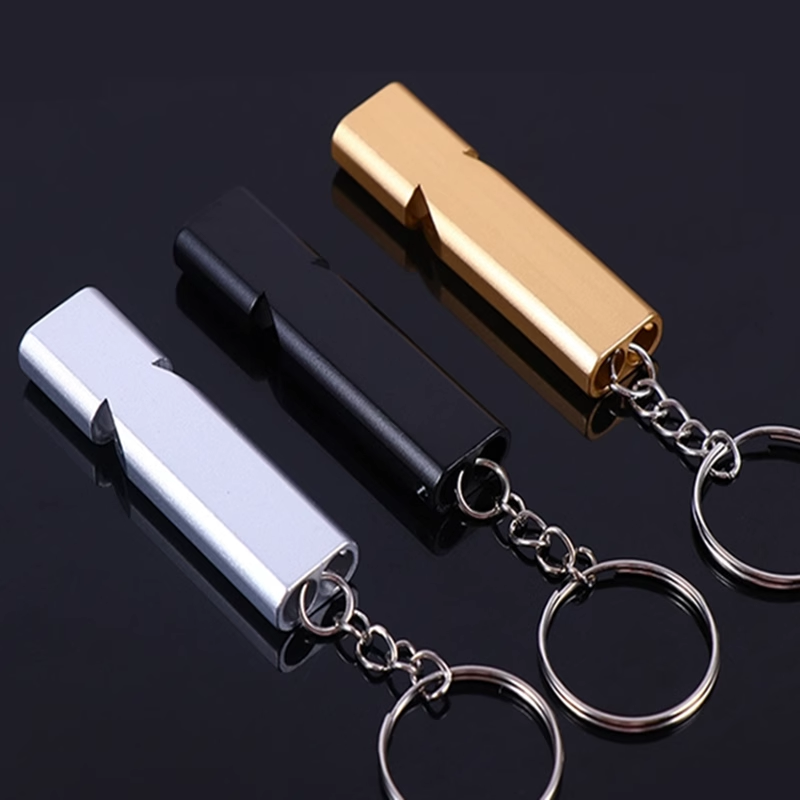 Aluminum Alloy High Frequency Whistle Emergency Outdoor Survive Whistle ...