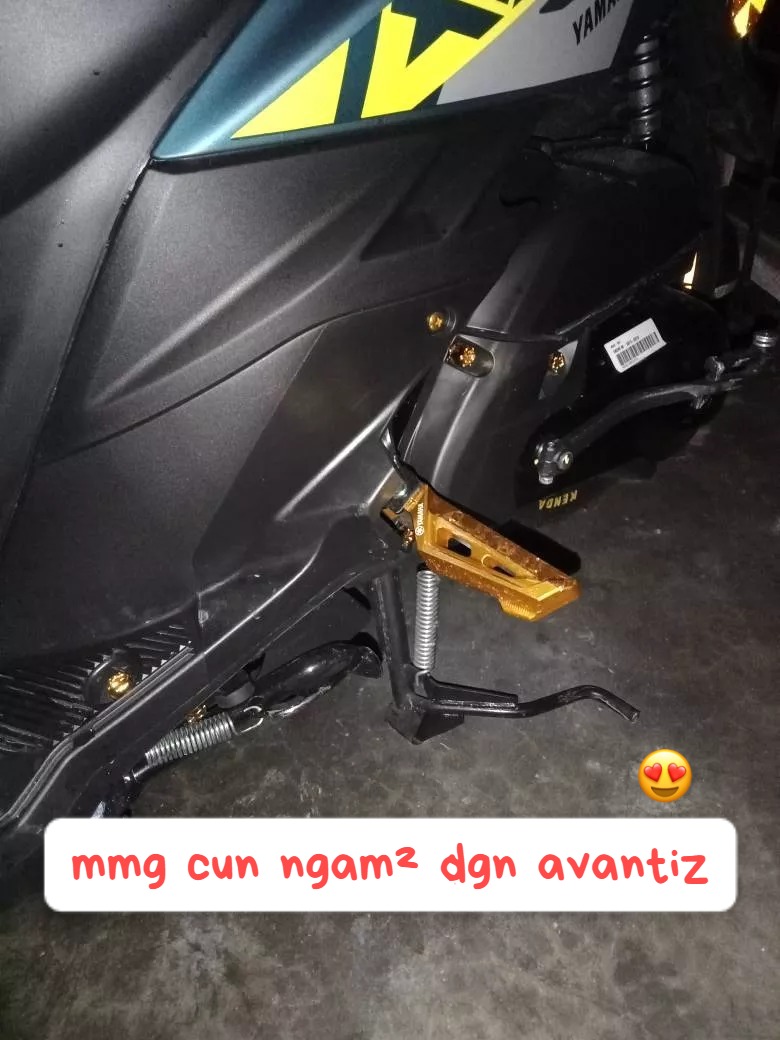 YAMAHA XMAX NMAX V1 NMAX V2 NVX V1 NVX V2 REAR FOOTREST PEDAL REAR FOOT ...