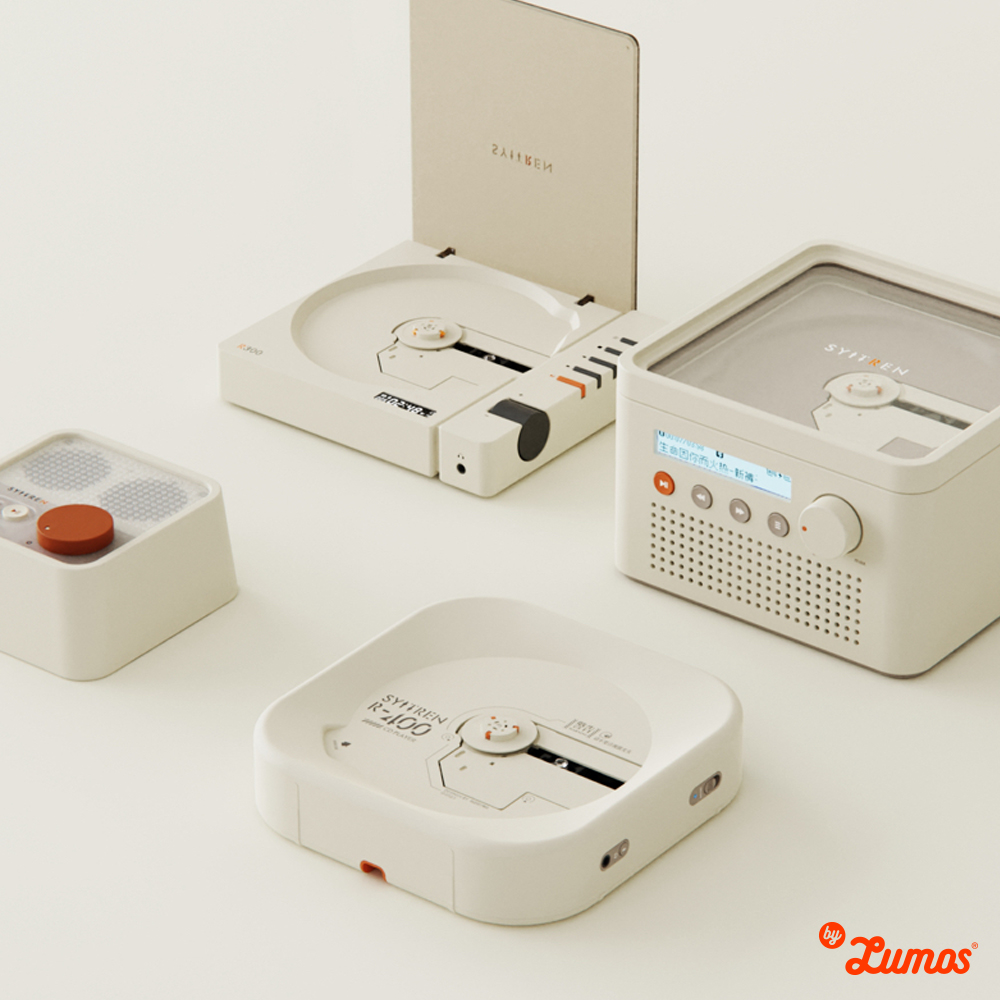 SYITREN R400 CD Player with Casing 2000 mAh Battery 2 Way Bluetooth 5.3 Support CD & Mini CD & 3 ...