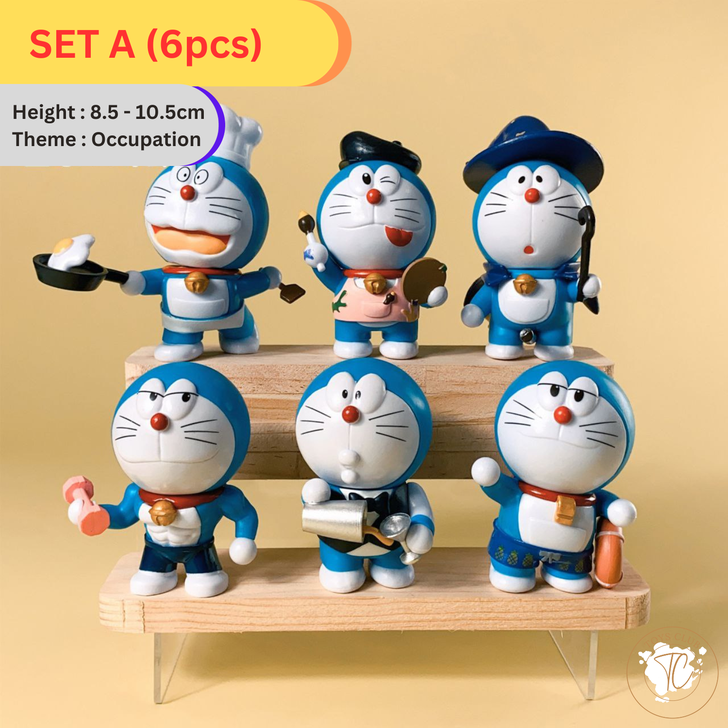 Doraemon 12pcs Doraemon Figure Mini Figure Kartun Doraemon Decorations ...