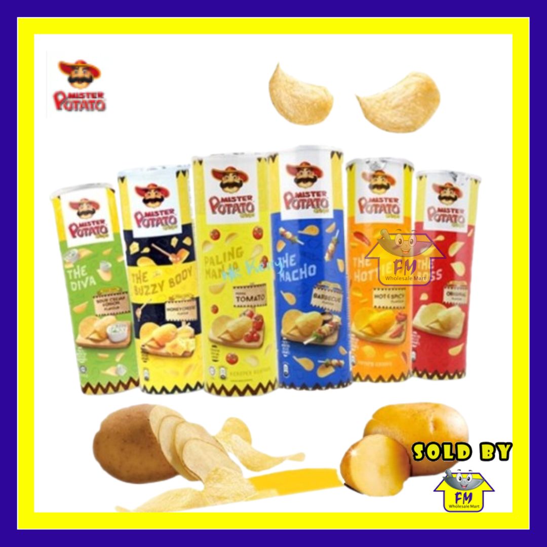 Mamee Mister Potato Chips 125g / 118g (8 Flavors) | Shopee Malaysia