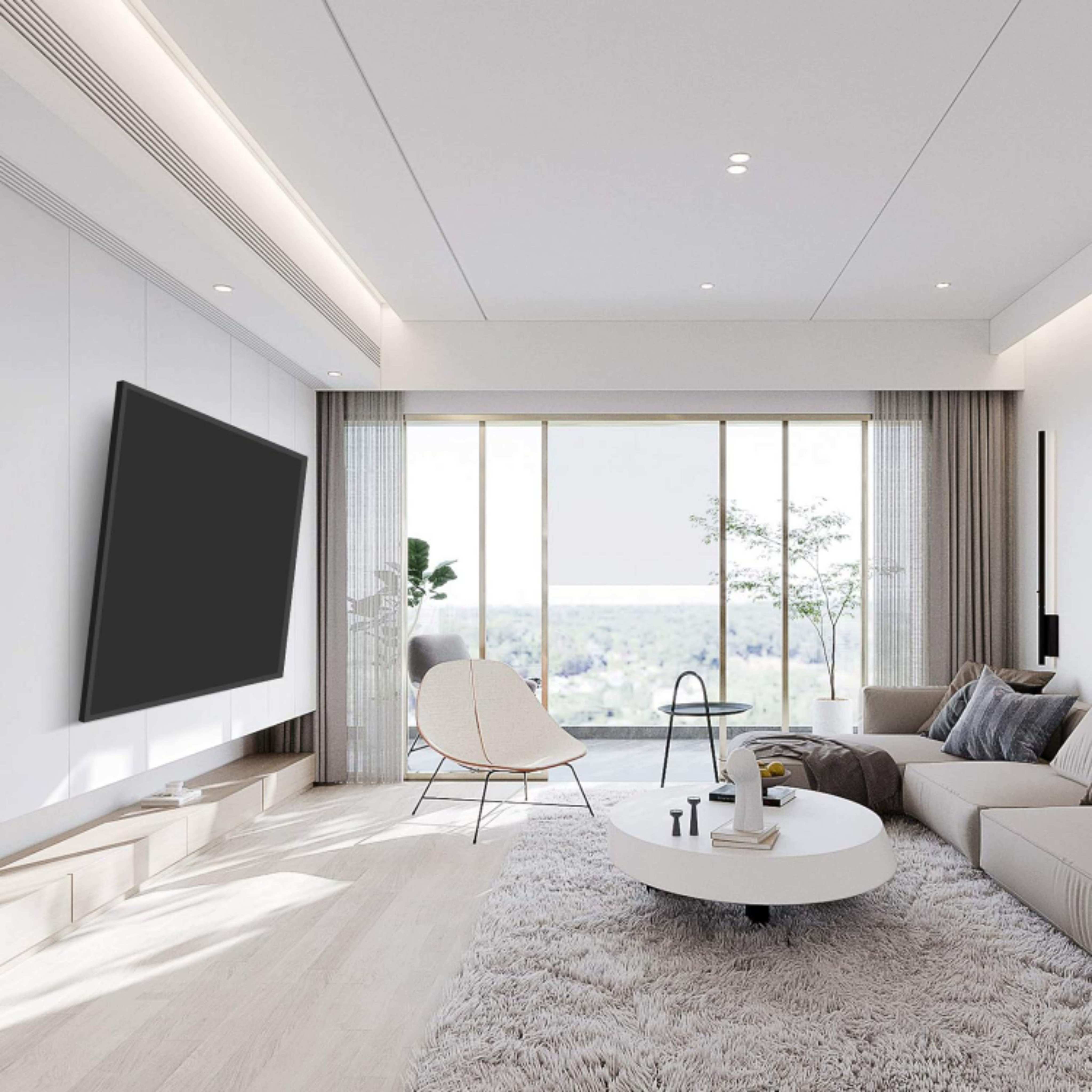 ZENO P700 HEAVY DUTY 40"-85" Adjustable Double Arms Swivel TV Wall Bracket,MAX 68kg Full Motion ...