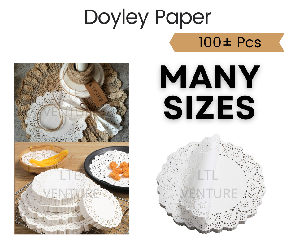 (100Pcs) Dolly Paper/Doyley Paper/Doily Paper/Food Packaging/Kertas ...