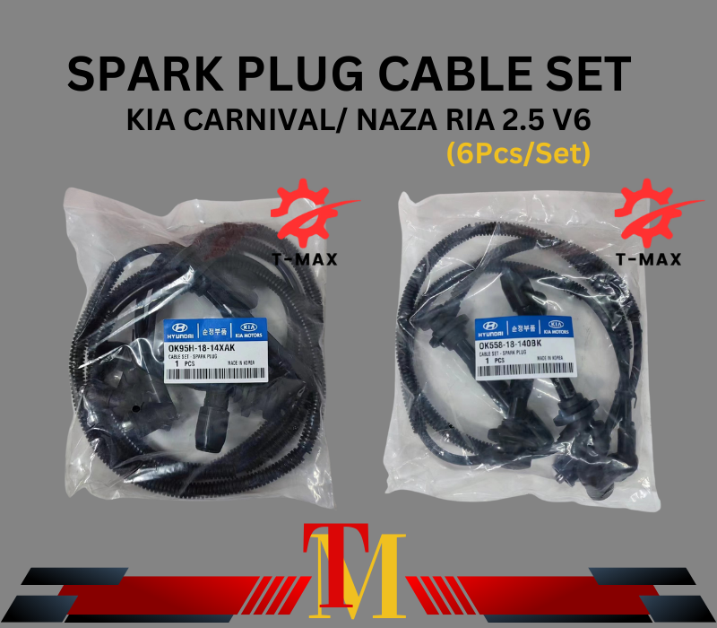 NAZA RIA/ KIA CARNIVAL 2.5CC V6 2002" SPARK PLUG CABLE SET *6PCS WIRE SET* | Shopee Malaysia