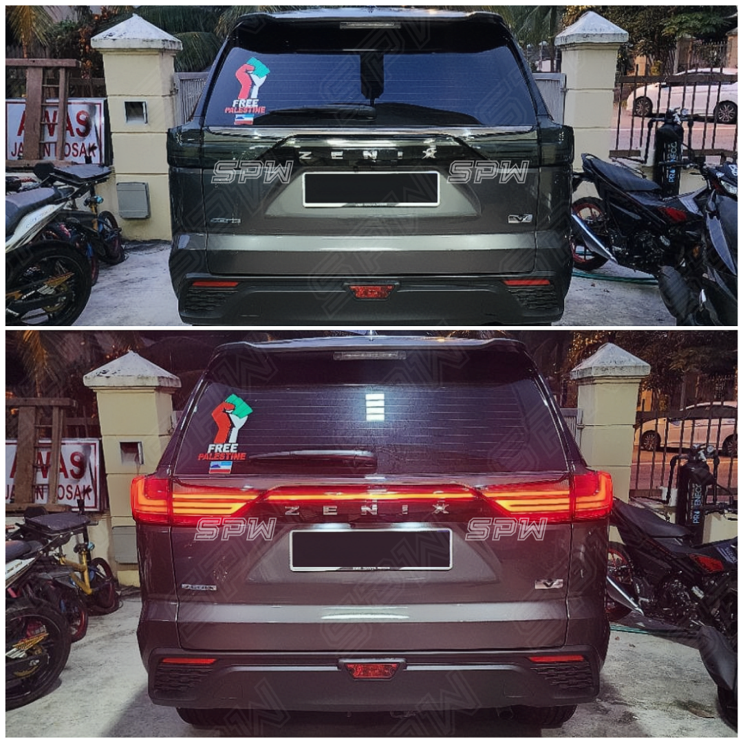 Toyota Innova Zenix (2023-2025) Rear Garnish Trunk LED Tail Lamp Tail ...