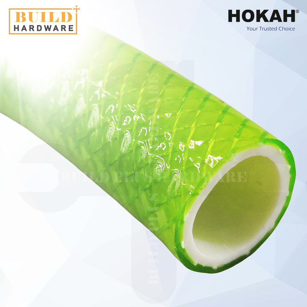 HOKAH 25M Tornado Hose - Light Green Braided 亮青浅青网喉 PVC Getah Paip ...