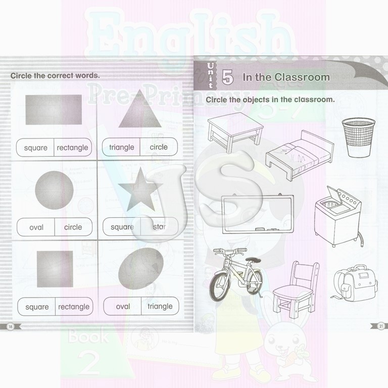 ENGLISH FOR PRE-PRIMARY BOOK 1 2 3 4 | AGES 5-7- MIND TO MIND | Shopee ...