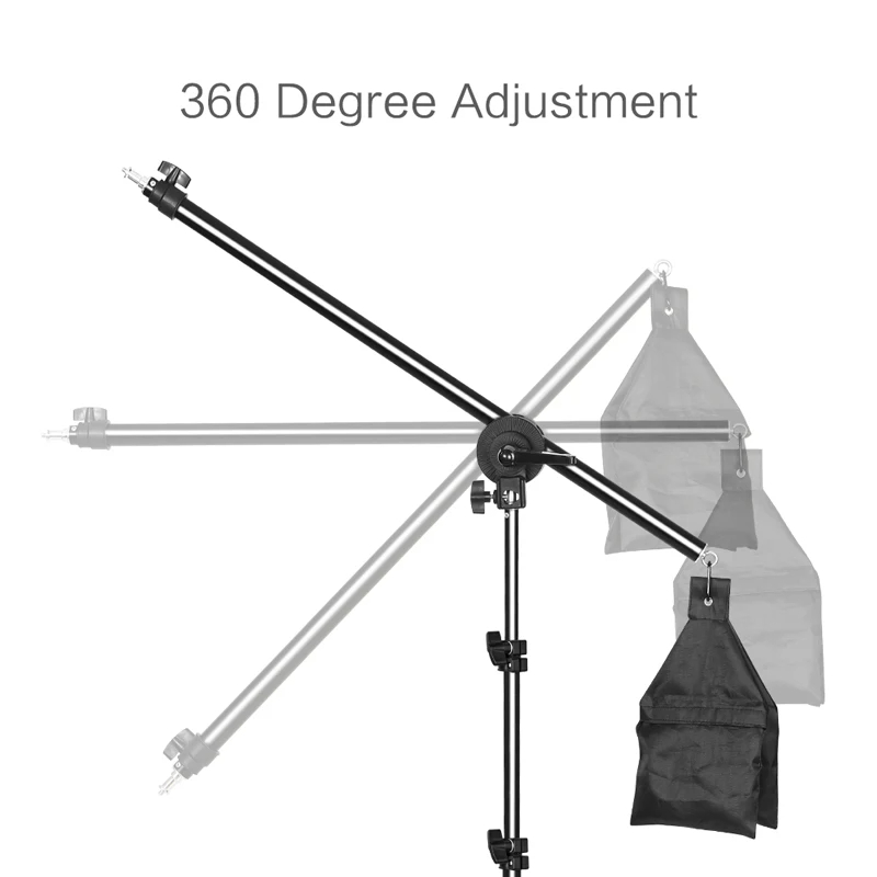 Tripod for Softbox Light Stand Photo Studio 2M with 1.35M Boom Arm ...