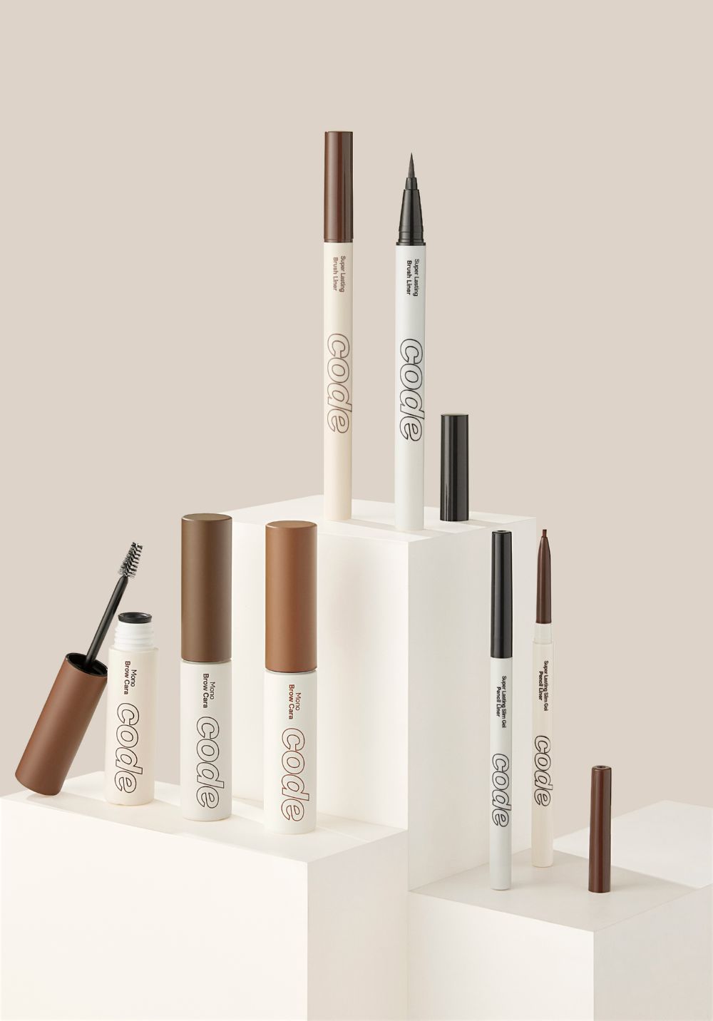 THE FACE SHOP Code GloKolor Long Wear Mono Brow Cara 6g (3 Shades ...