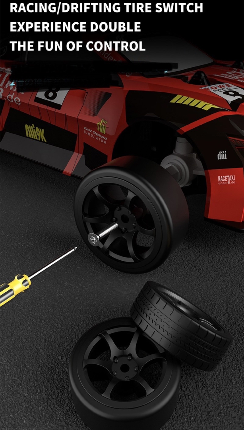 FEO Q165 LED FLASH light Rc Drift Car Racing Remote Control Car ...