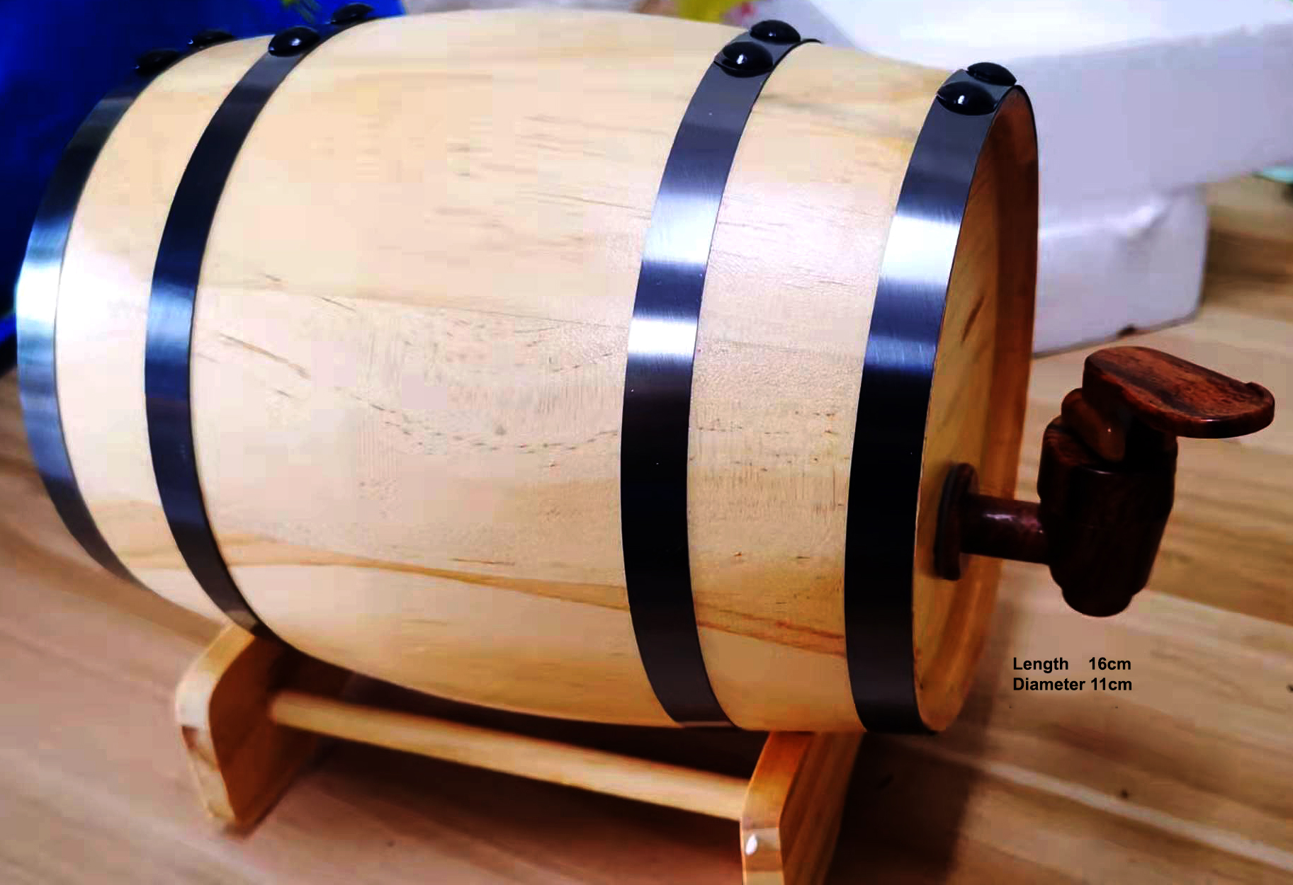 Real Wood Decorative Wood Barrel for Home Tabletop | Shopee Malaysia